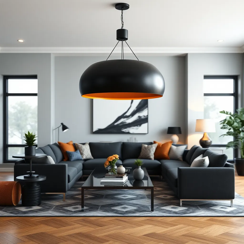 The Allure and Utility of Black Overhead Lighting