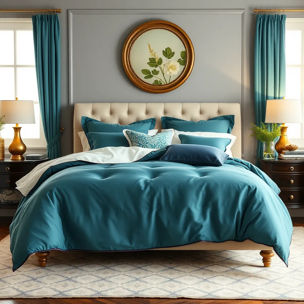 Transform Your Bedroom with Teal Comforters