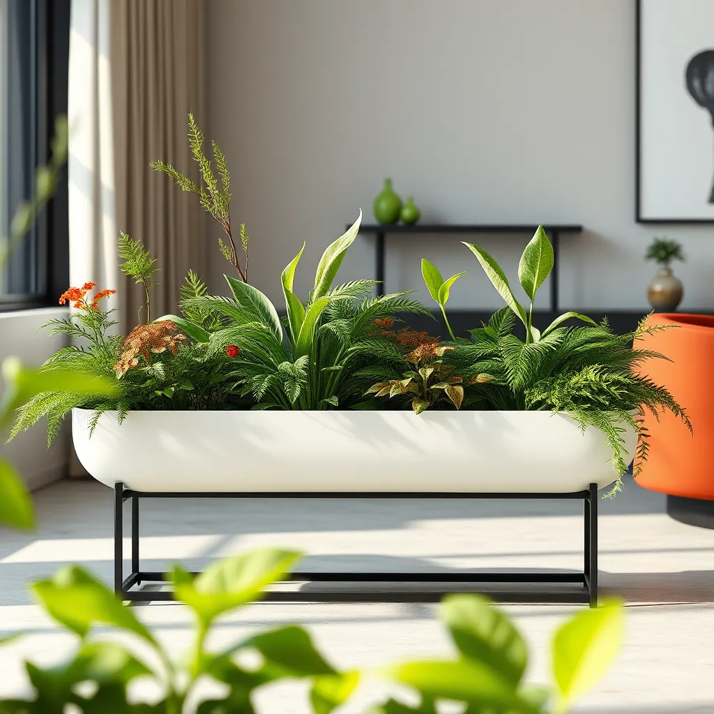 The Art and Function of Long Decorative Planters