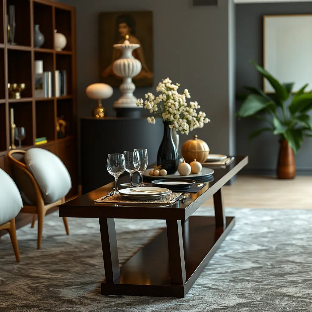 The Versatile Long Narrow Serving Table in Design