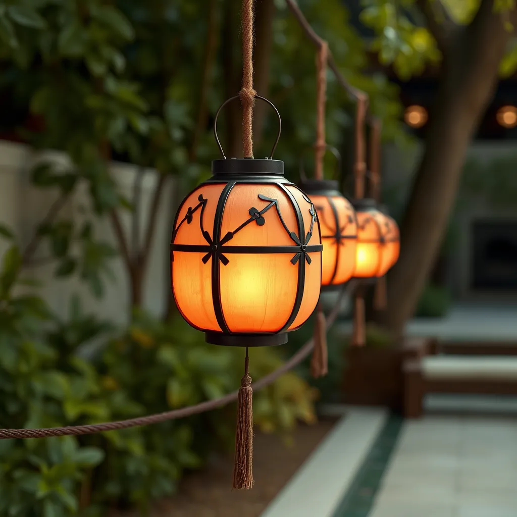 Outdoor Solar Japanese Lanterns: A Fusion of Style and Sustainability