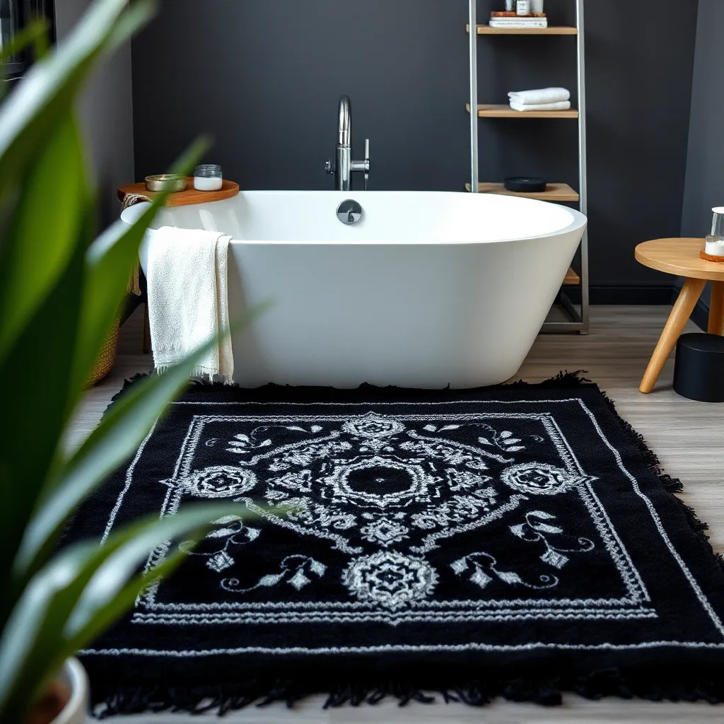 Discovering the Black Boho Bath Mat: A Complete Guide