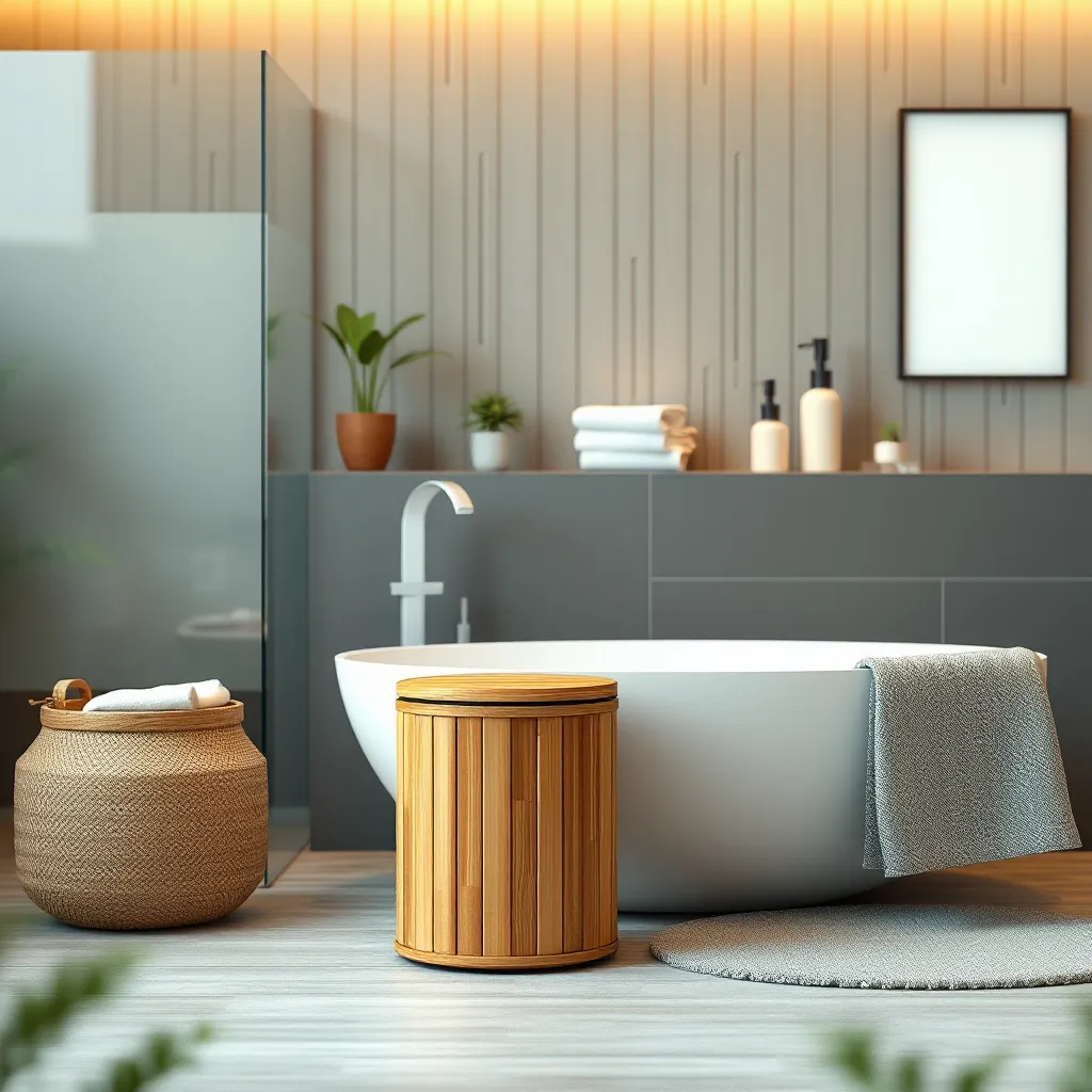 Unique Bathroom Trash Cans: Function Meets Style