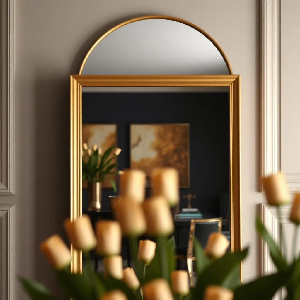 The Appeal of Gold Body Length Mirrors in Decor