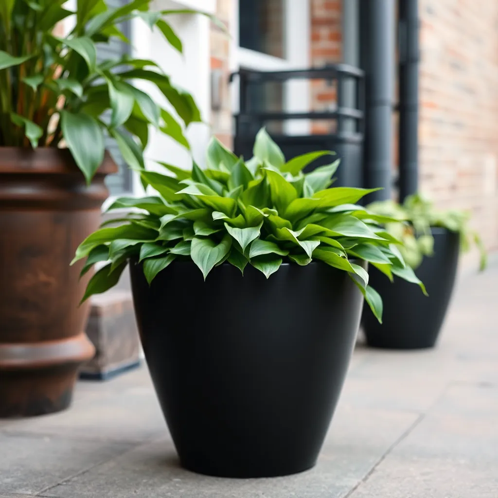 Exploring Black Outdoor Pots for Your Plants